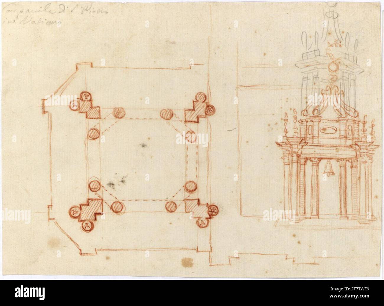 Francesco Borromini (Entwerfer in) Rome, San Pietro in Vaticano ...