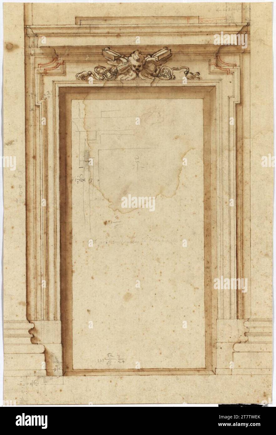 Francesco Borromini (Zeichner in) Roma, San Pietro in the Vatican, Holy ...