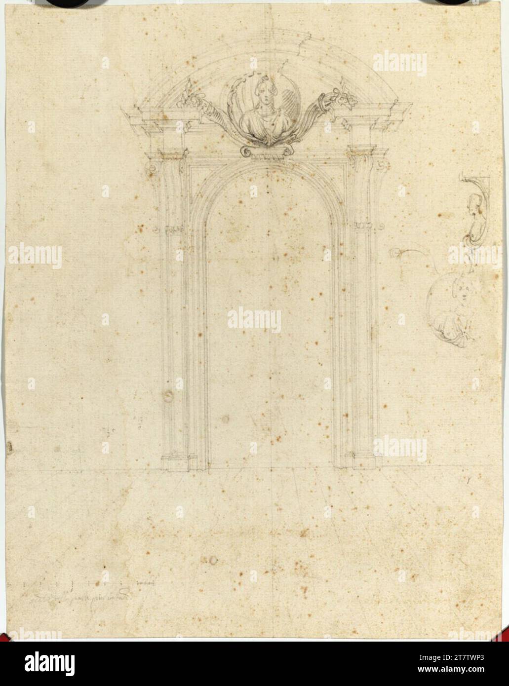 Francesco Borromini (Entwerfer in) Rome, Palazzo Barberini, ballroom ...