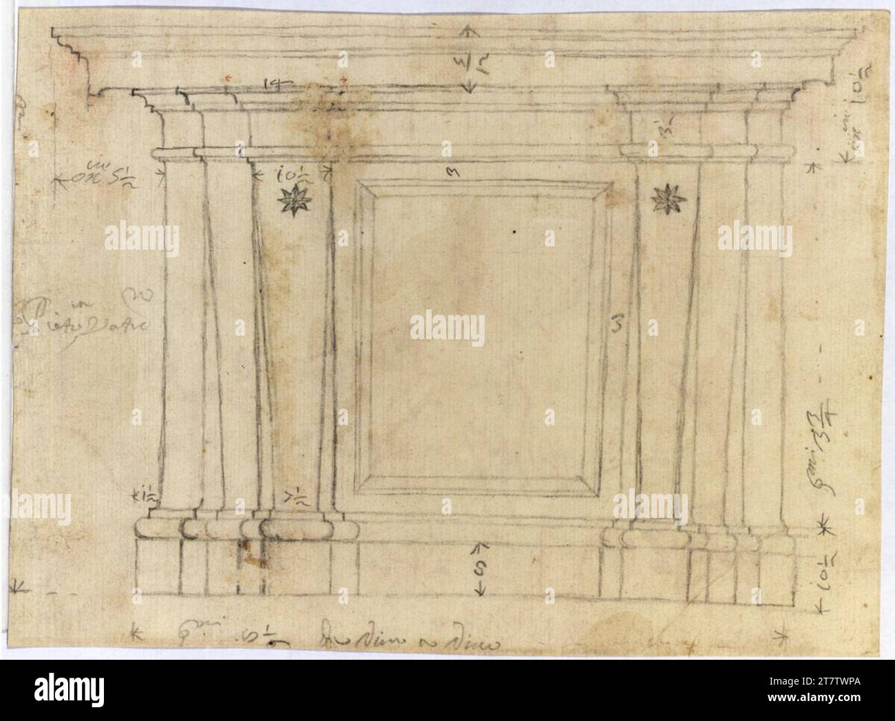Francesco Borromini (Zeichner in) Rome, San Pietro in Vaticano ...
