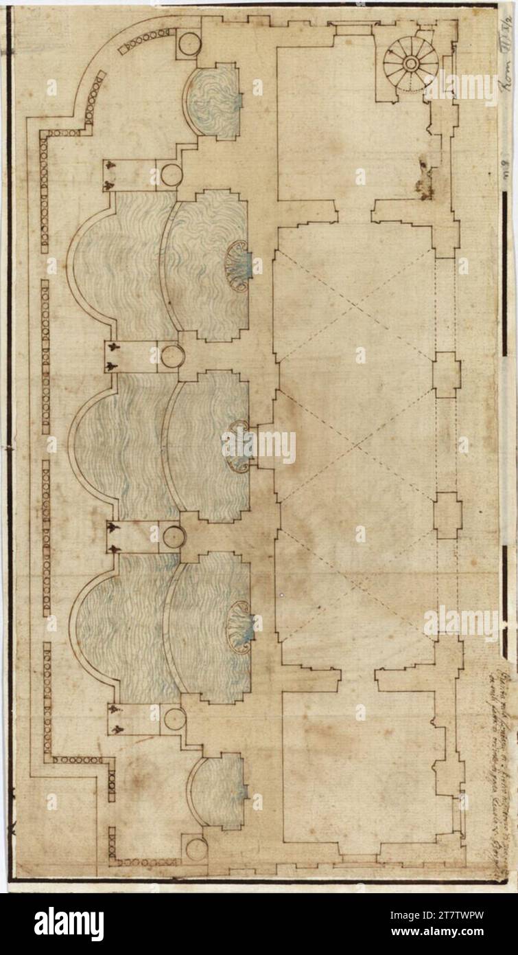 Bernardo Castelli Borromini (Zeichner in) Roma, Fontana dell 'Acqua ...