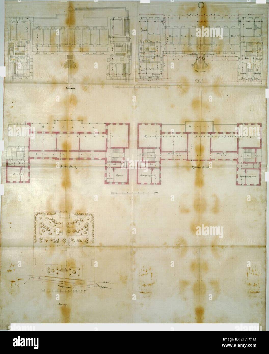 Floor plans hospital hi-res stock photography and images - Alamy
