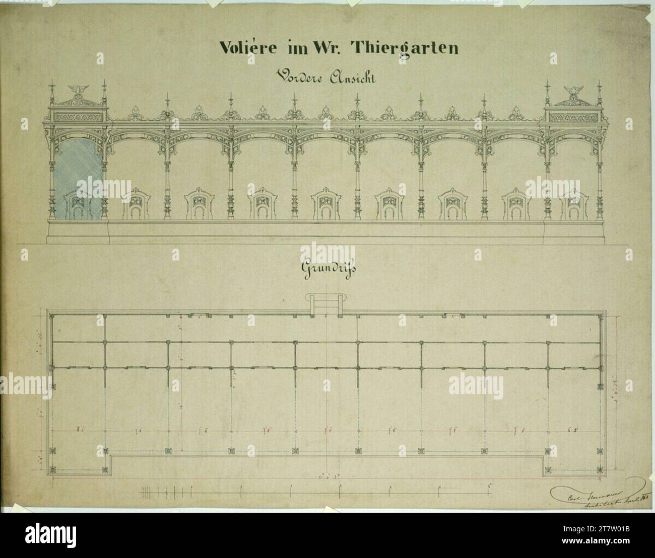 Carl von Hasenauer Vienna II, Prater (Schüttel), Wiener Tiergarten ...