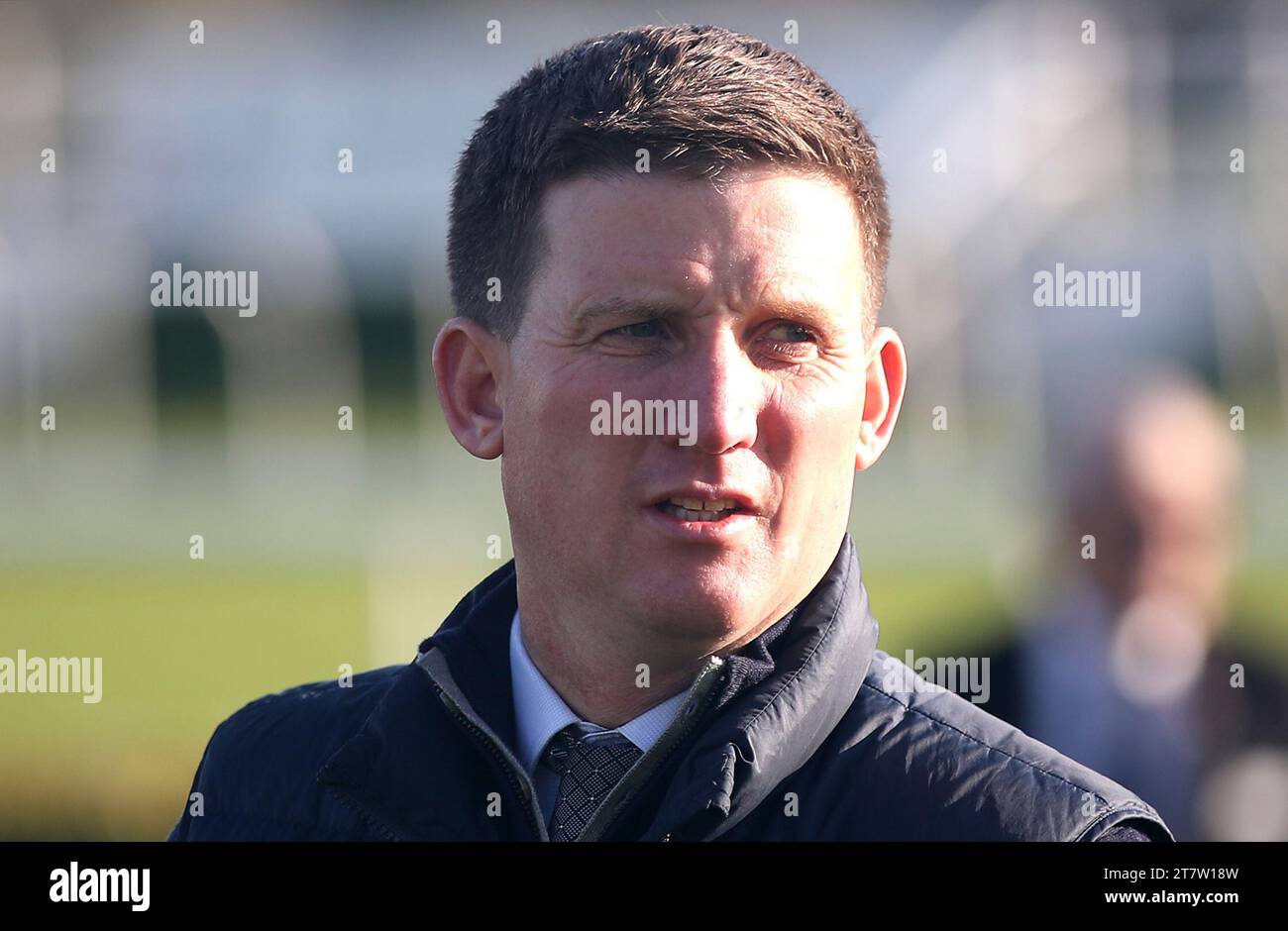Trainer Neil Mulholland at Doncaster Racecourse. Picture date: Friday ...
