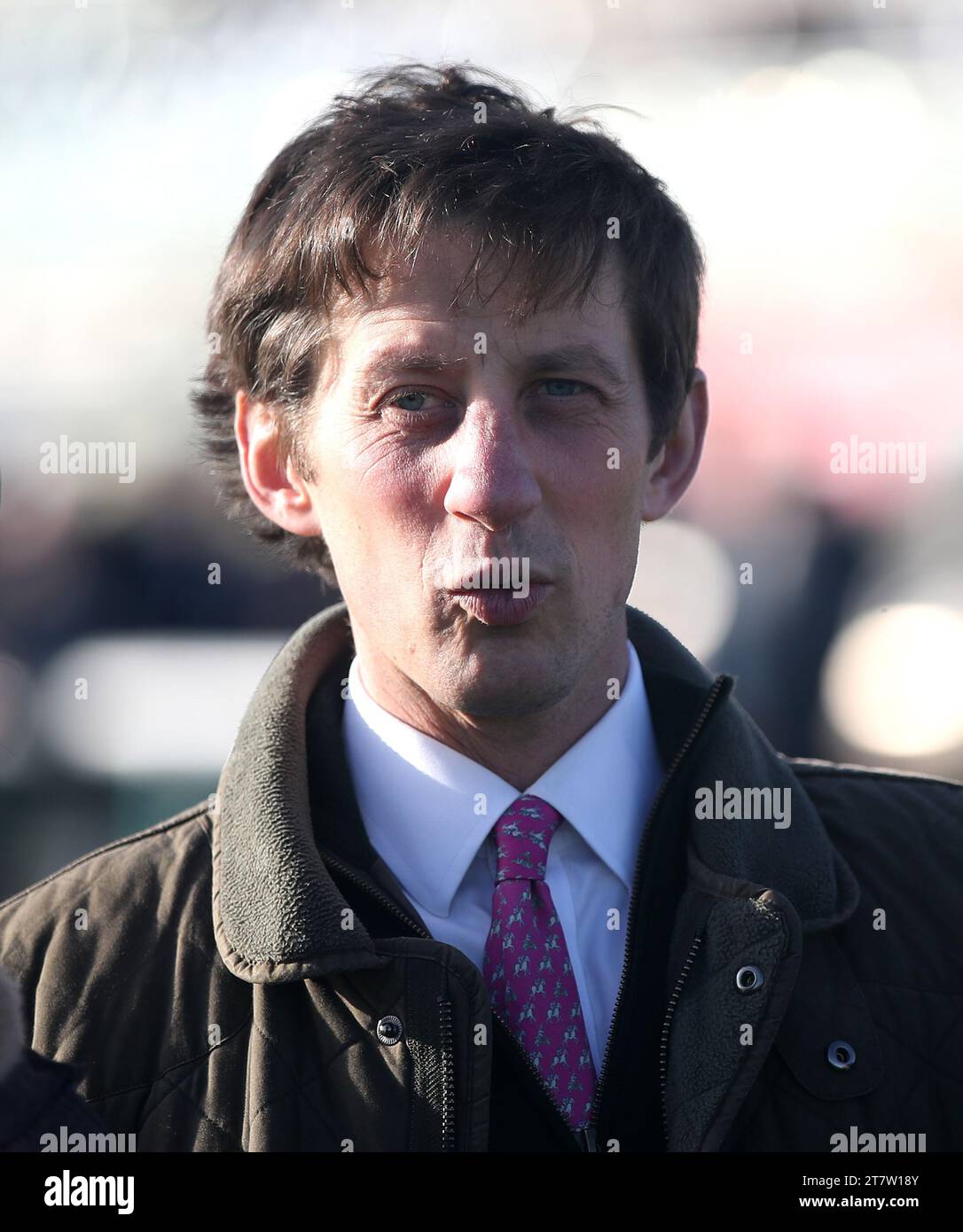 Trainer Tom Symonds at Doncaster Racecourse. Picture date: Friday ...