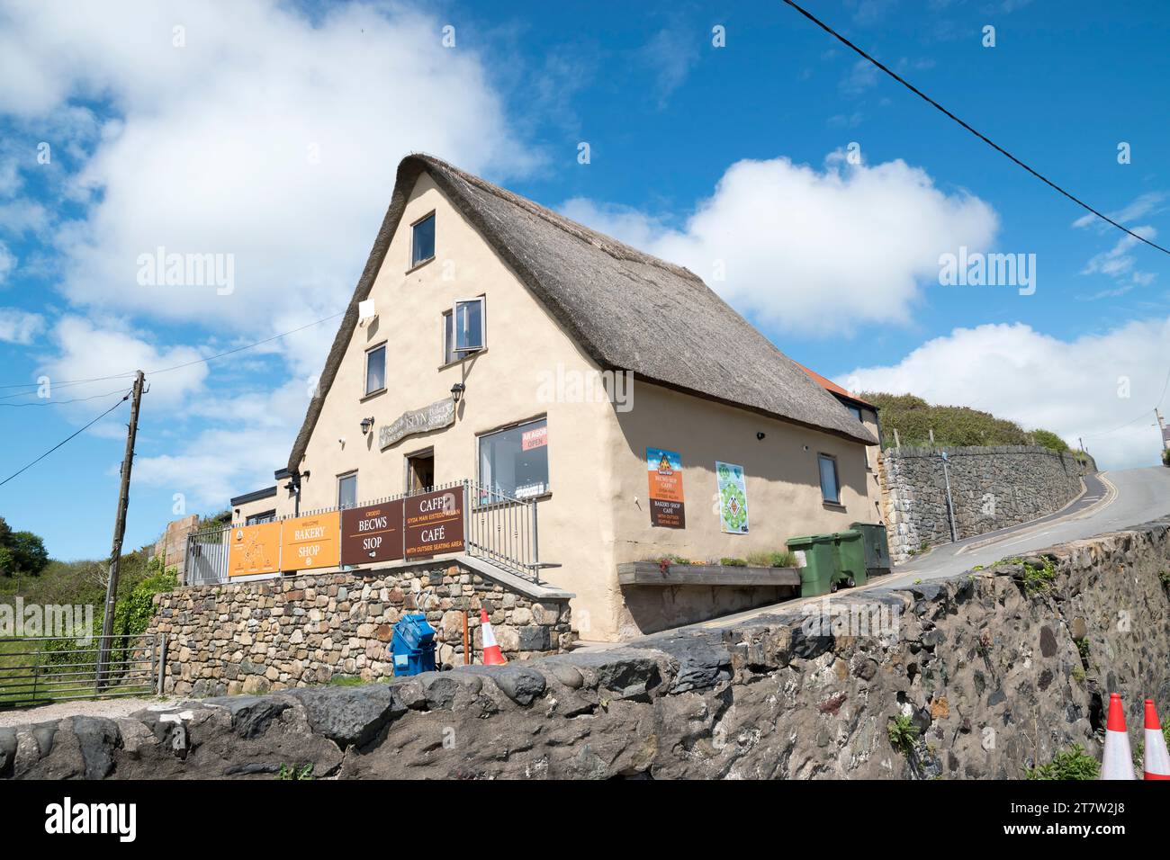 Aberdaron in Gwynedd on the Lleyn Peninsula North Wales showing the ...