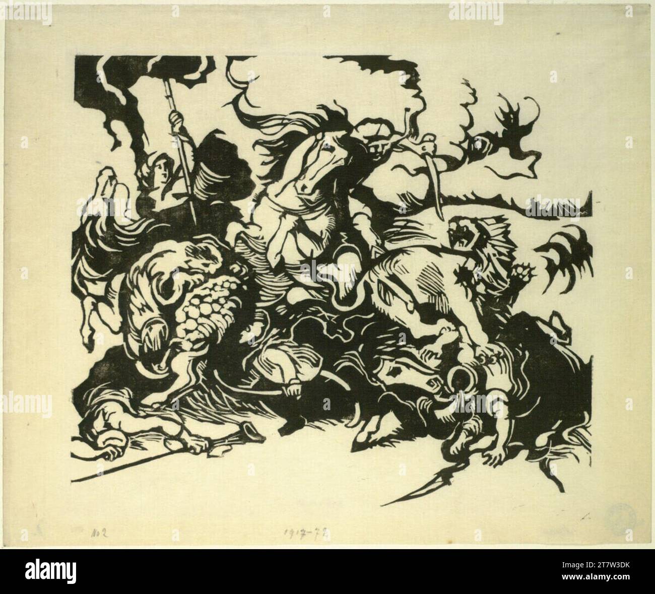 Lion hunt delacroix hi-res stock photography and images - Alamy