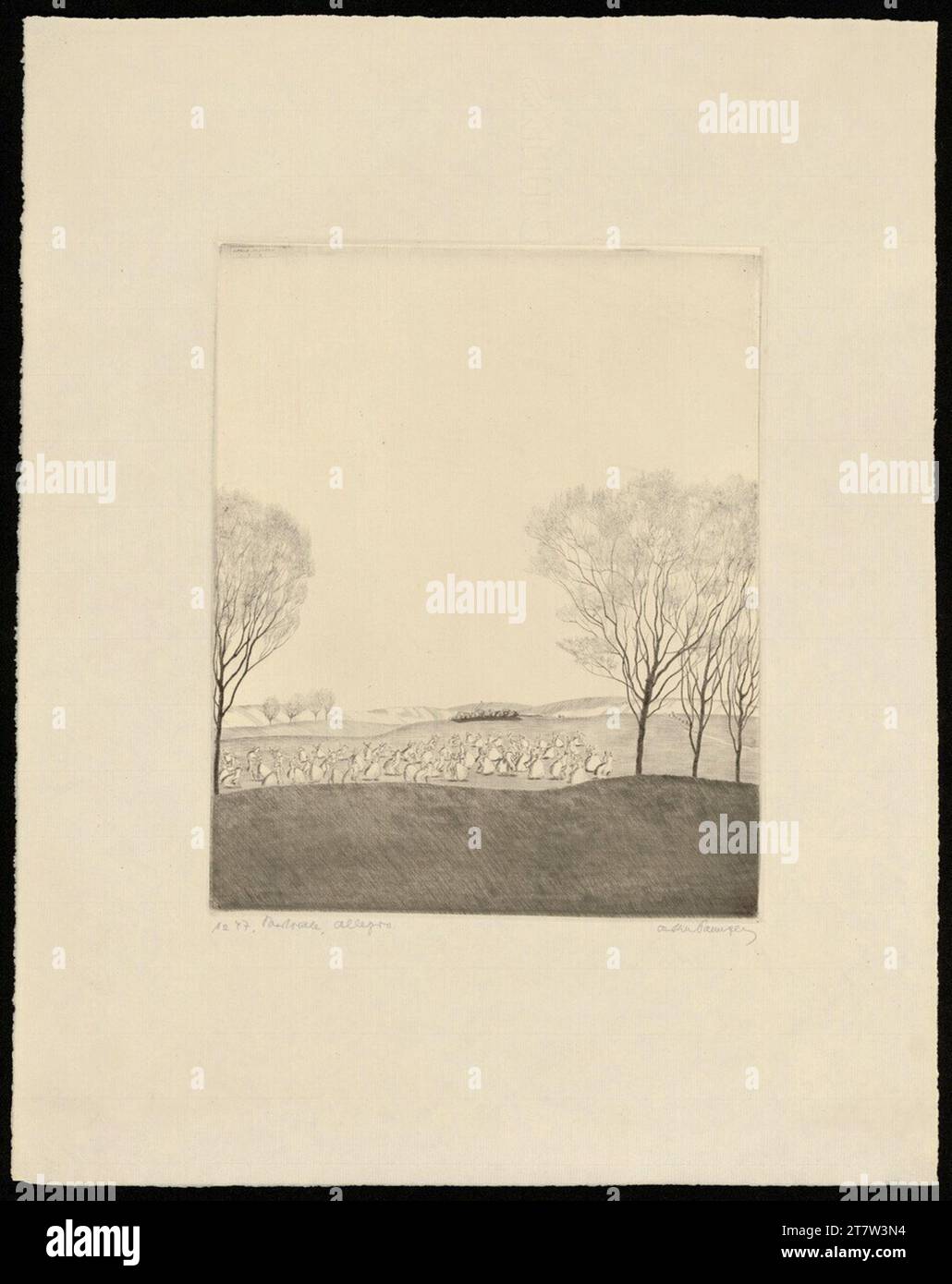 Arthur Paunzen Fantasies about Beethoven symphonies: Pastorale, Allegro ...