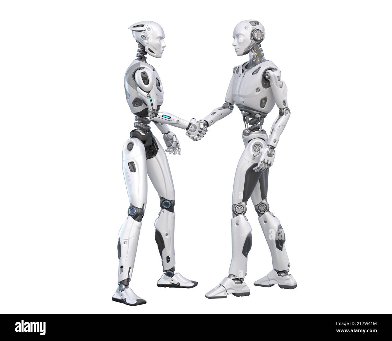 Humanoid robots Cut Out Stock Images & Pictures - Alamy