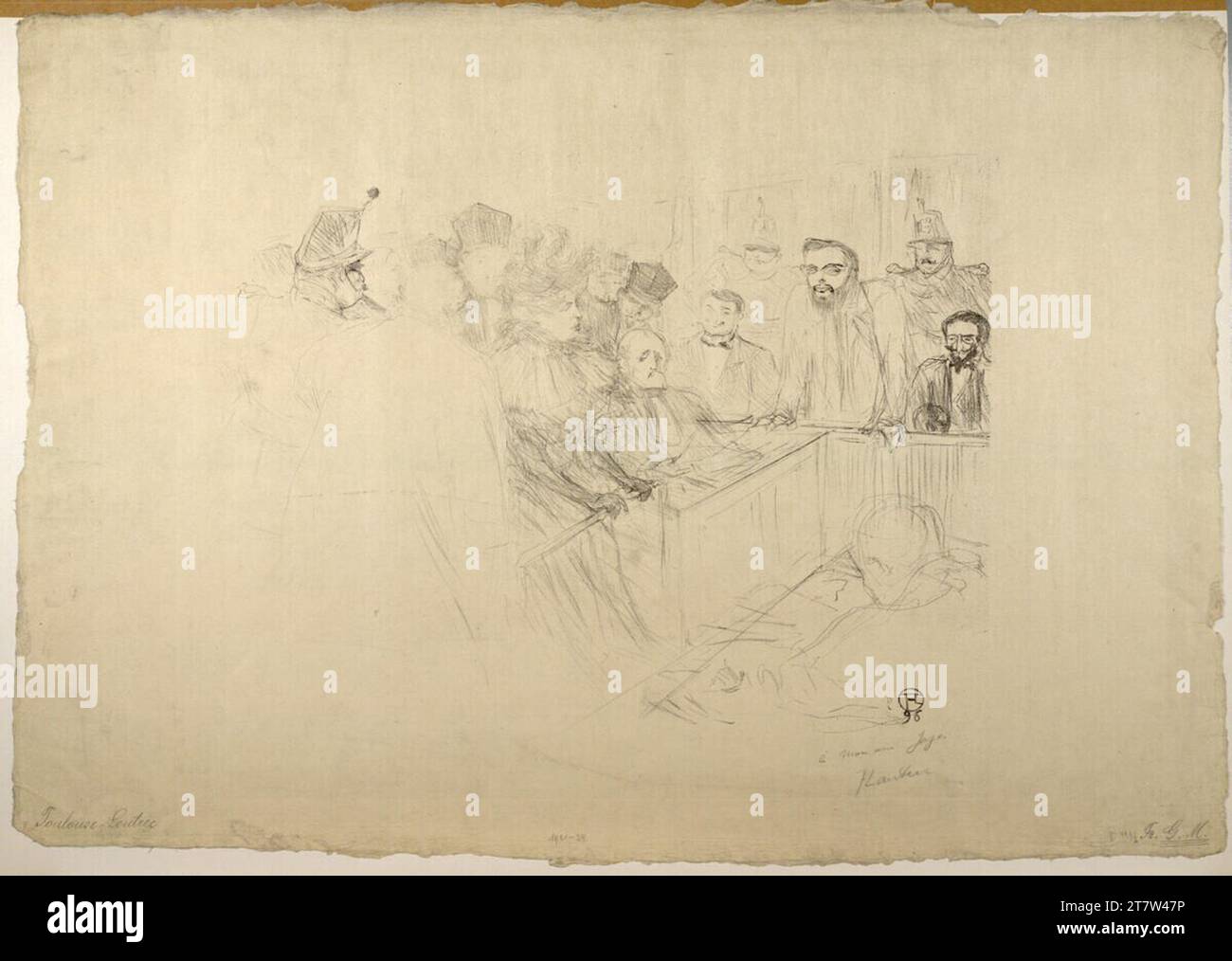 Toulouse lautrec drawing hi-res stock photography and images - Alamy