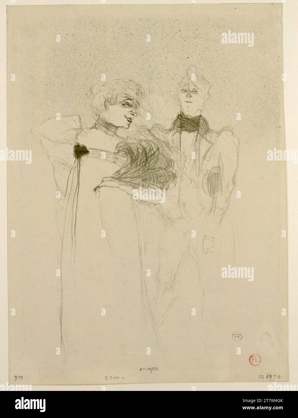 Henri de Toulouse-Lautrec Mademioselle Lender, in Madame Satan ...