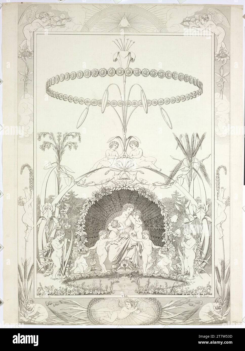 Philipp Otto Runge The four times of the day: day. etching 1802-1807 ...