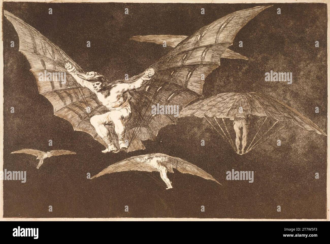 Francisco José de Goya y Lucientes Los Proverbios: Modo de Volar - a ...