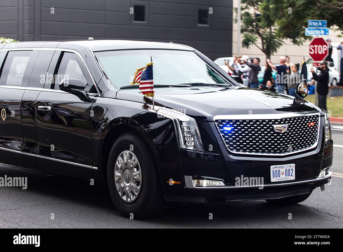 The motorcade for the President of the United States Stock Photo - Alamy
