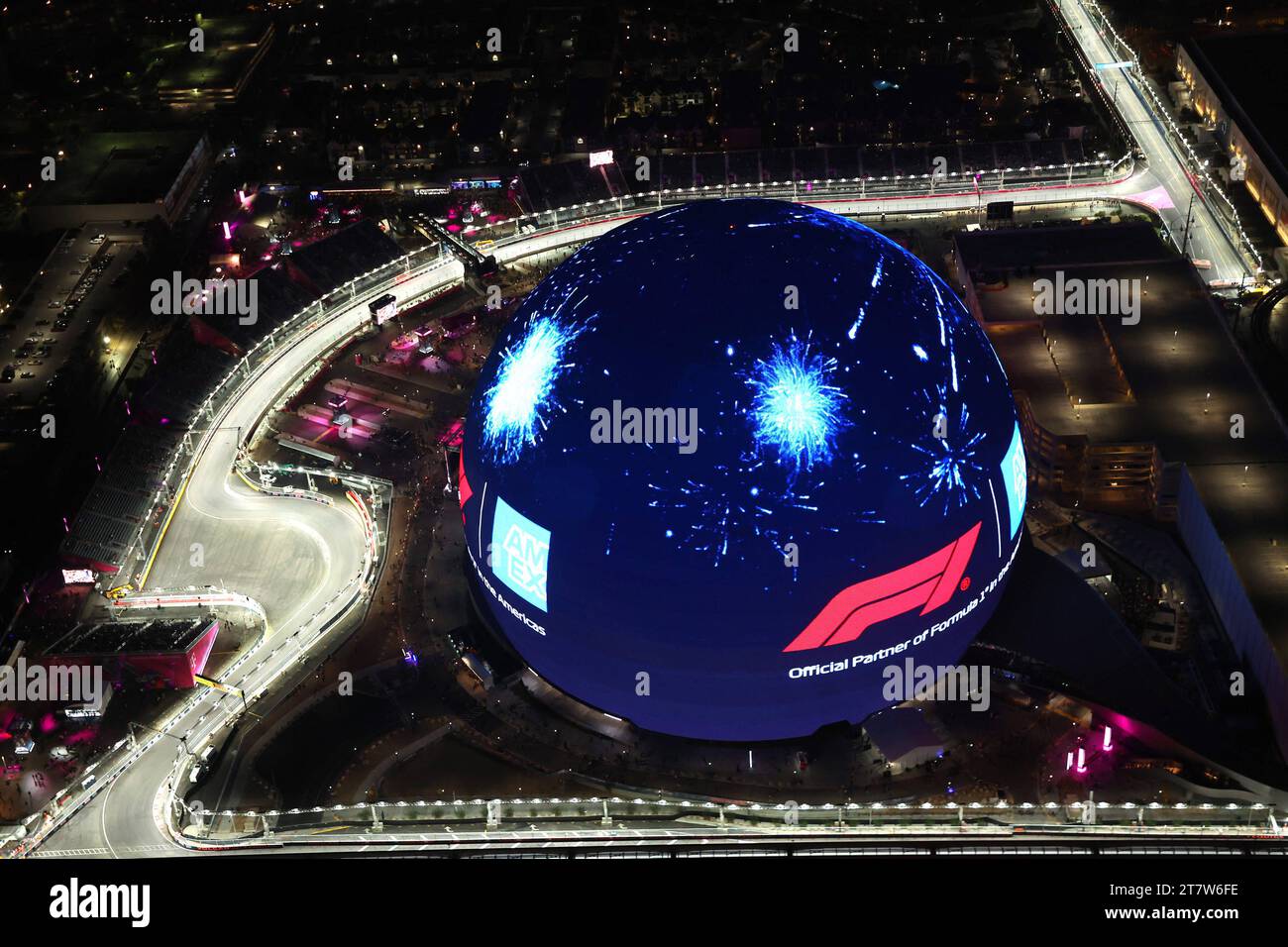 Las vegas grand prix aerial hi-res stock photography and images - Alamy