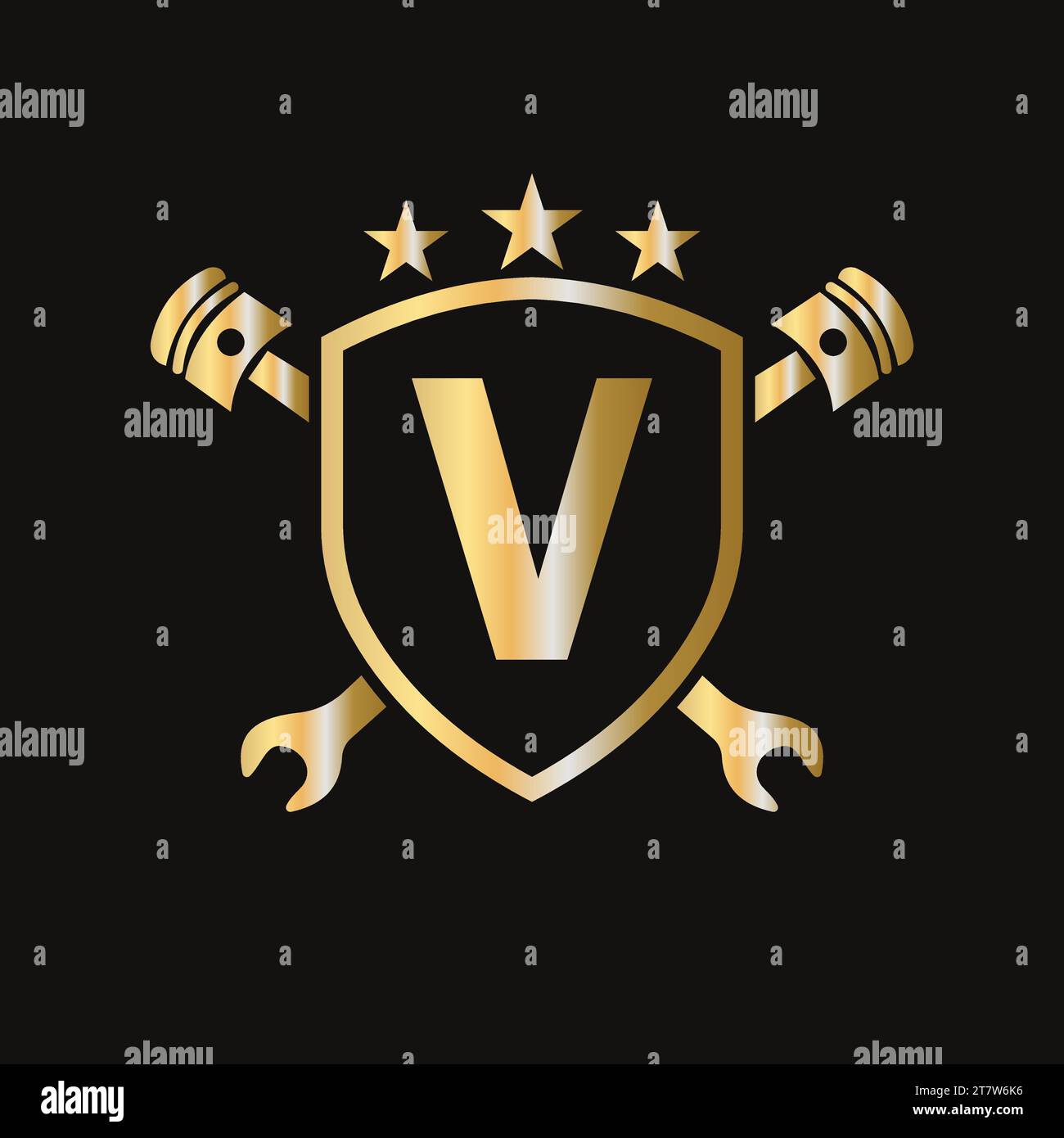 Mechanic car service center Stock Vector Images - Alamy