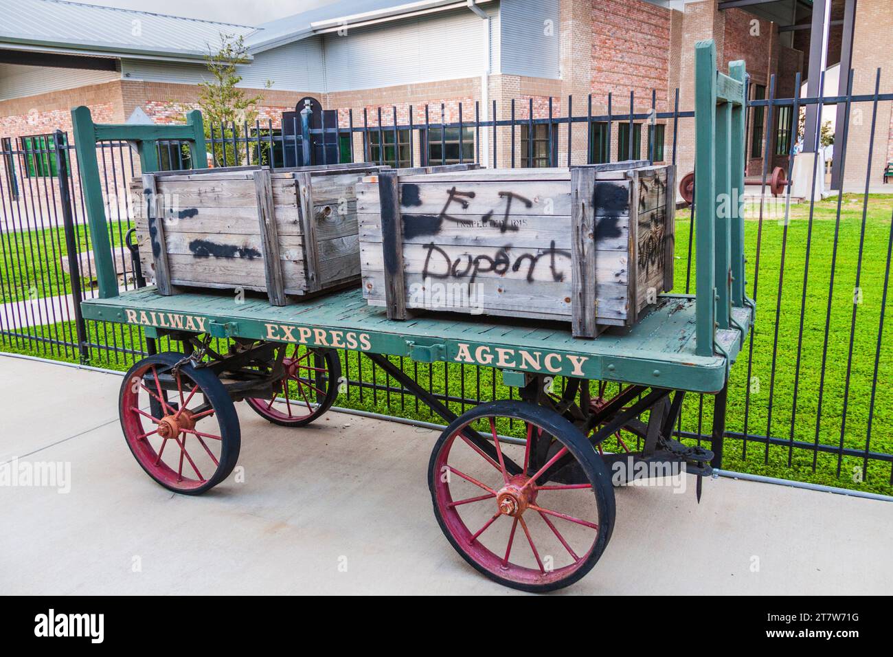 Austin Steam Train Association Railroad Yard at the Cedar Park, Texas ...