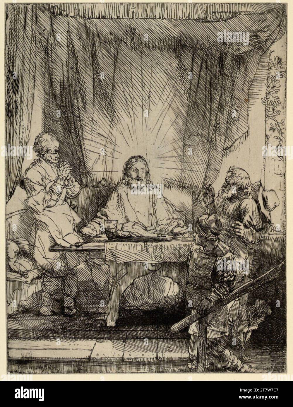 Rembrandt christ emmaus hi-res stock photography and images - Alamy