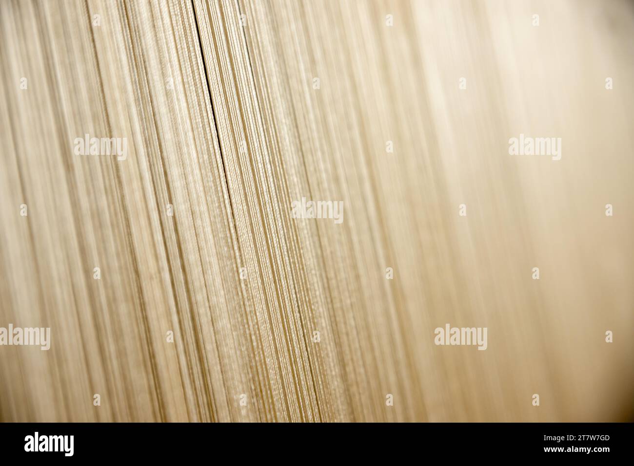 Traditional textile manufacture Weaving thread for the textile industry ...