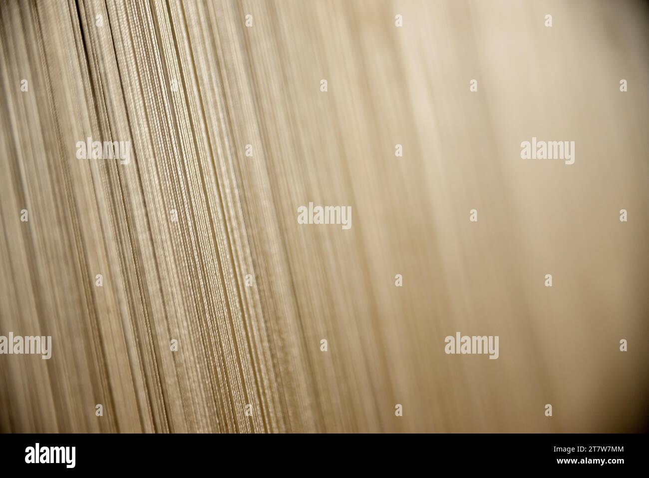 Traditional textile manufacture Weaving thread for the textile industry ...