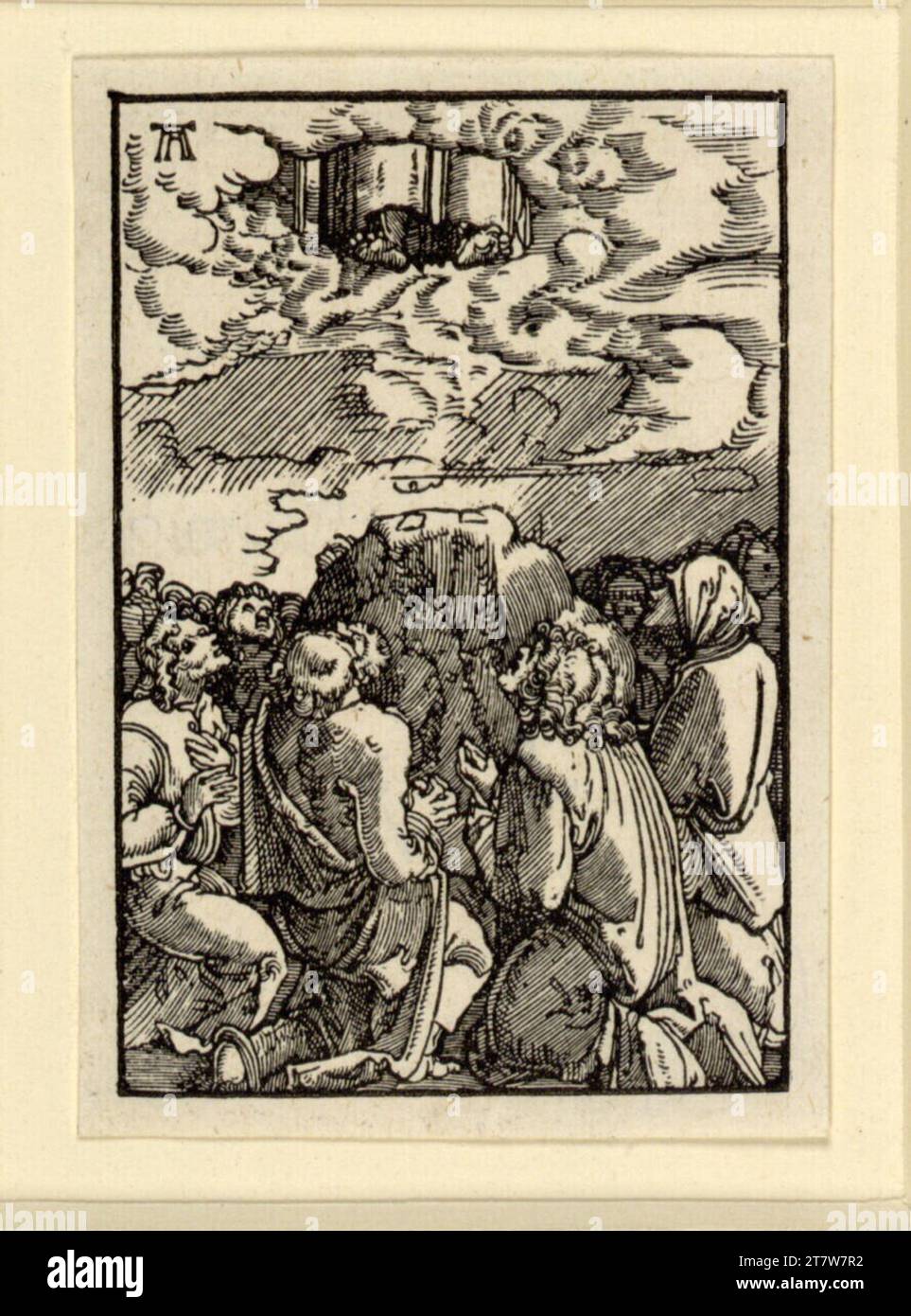 Ascension of christ woodcut hi-res stock photography and images - Alamy