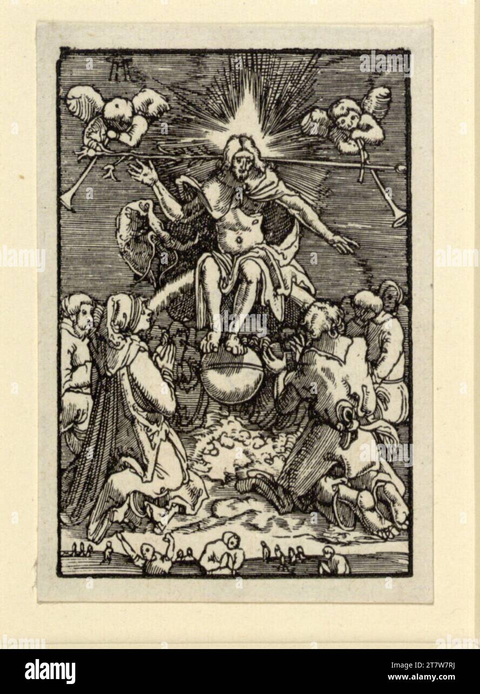 Albrecht Altdorfer The Last Judgement. Woodcut around 1513 Stock Photo ...
