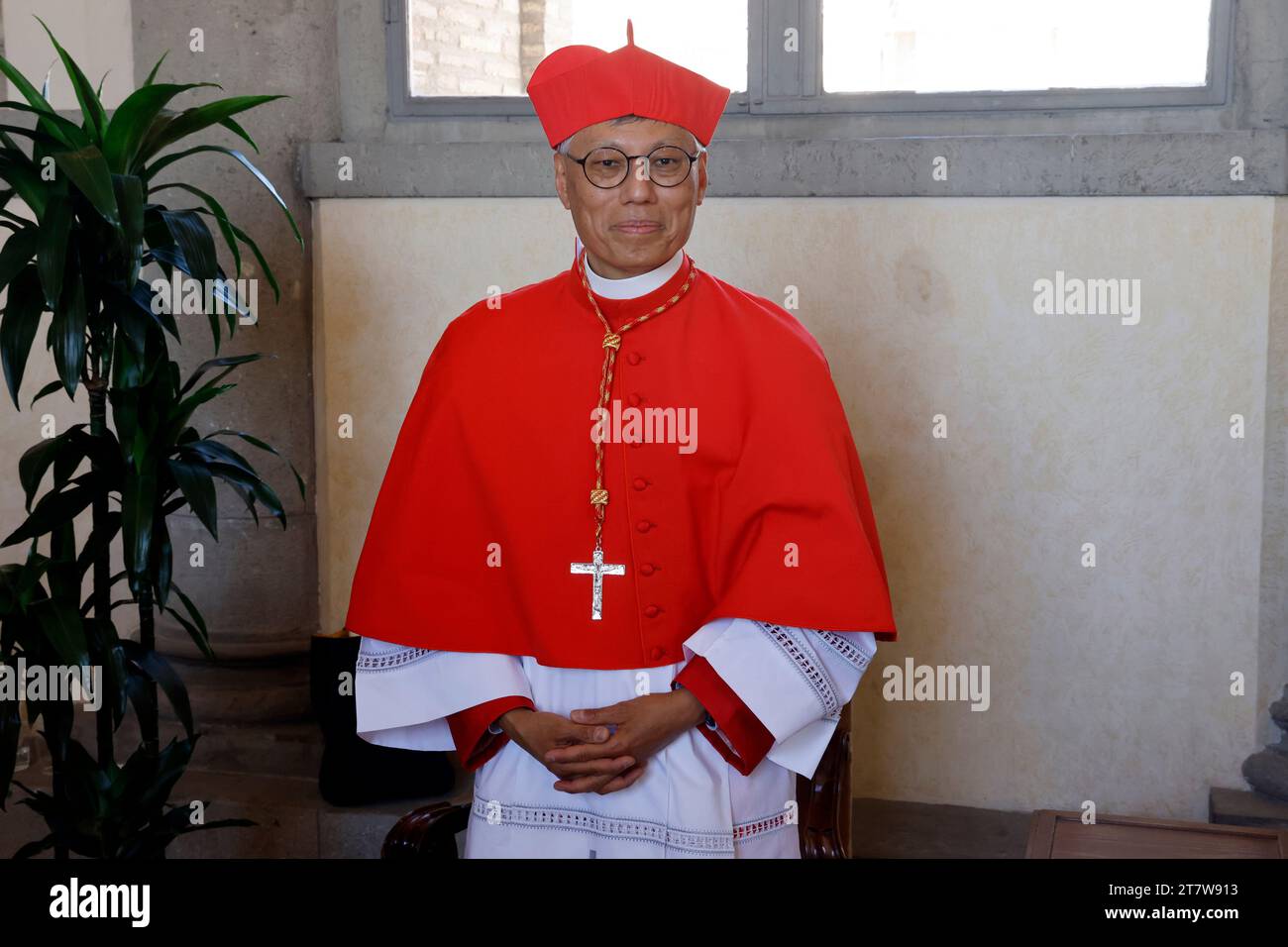 FILE - New Cardinal Stephen Chow, Bishop of Hong Kong poses for a photo ...