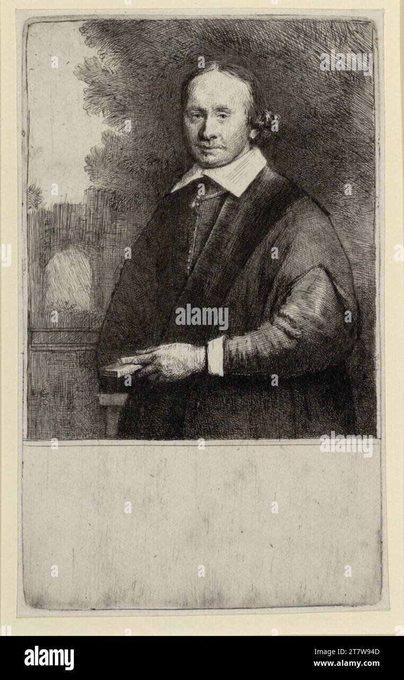 Rembrandt Harmensz. van Rijn Jan Antonides Van Der Linden. Etching ...