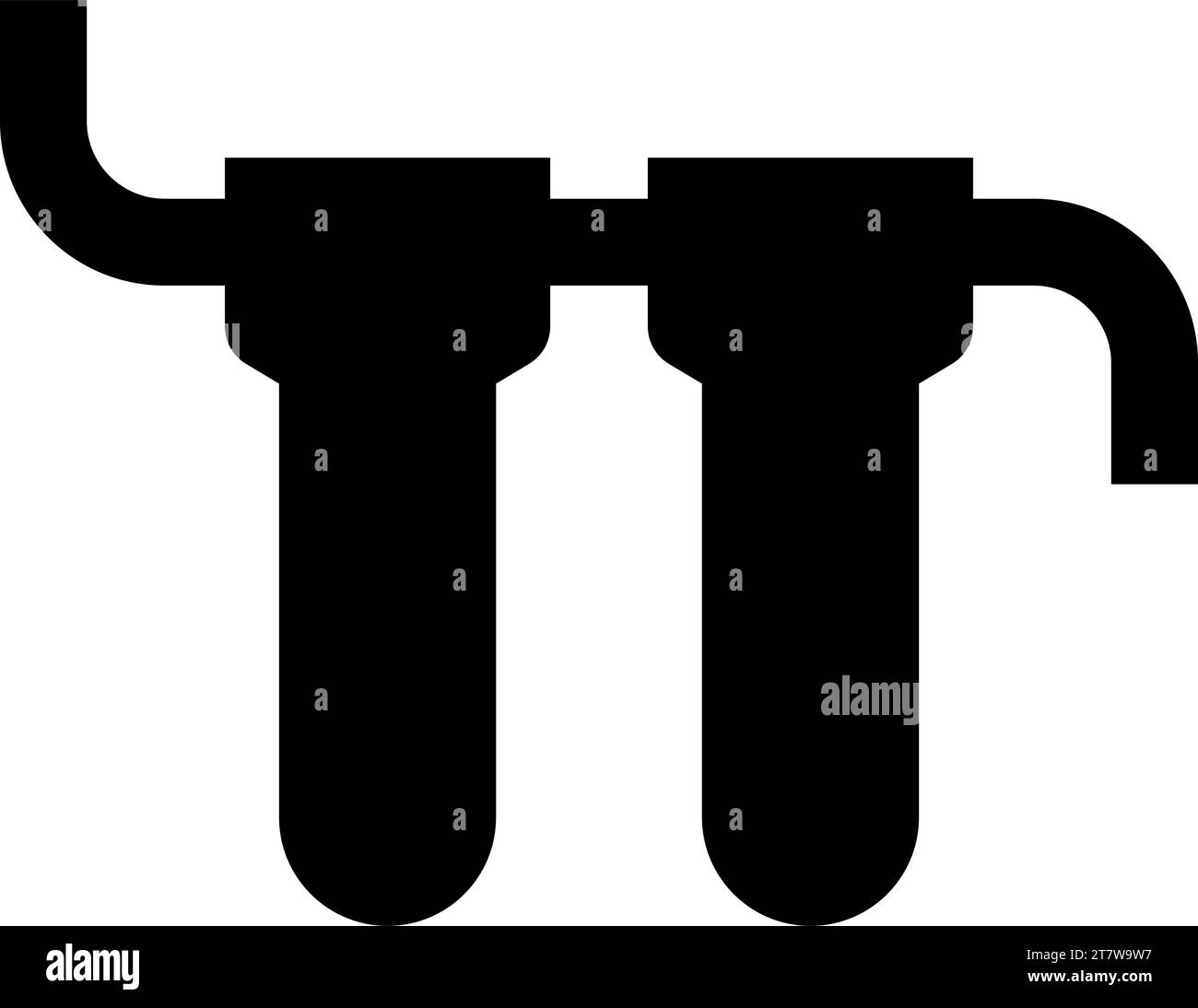 Water filters to purify drinking icon black color vector illustration ...