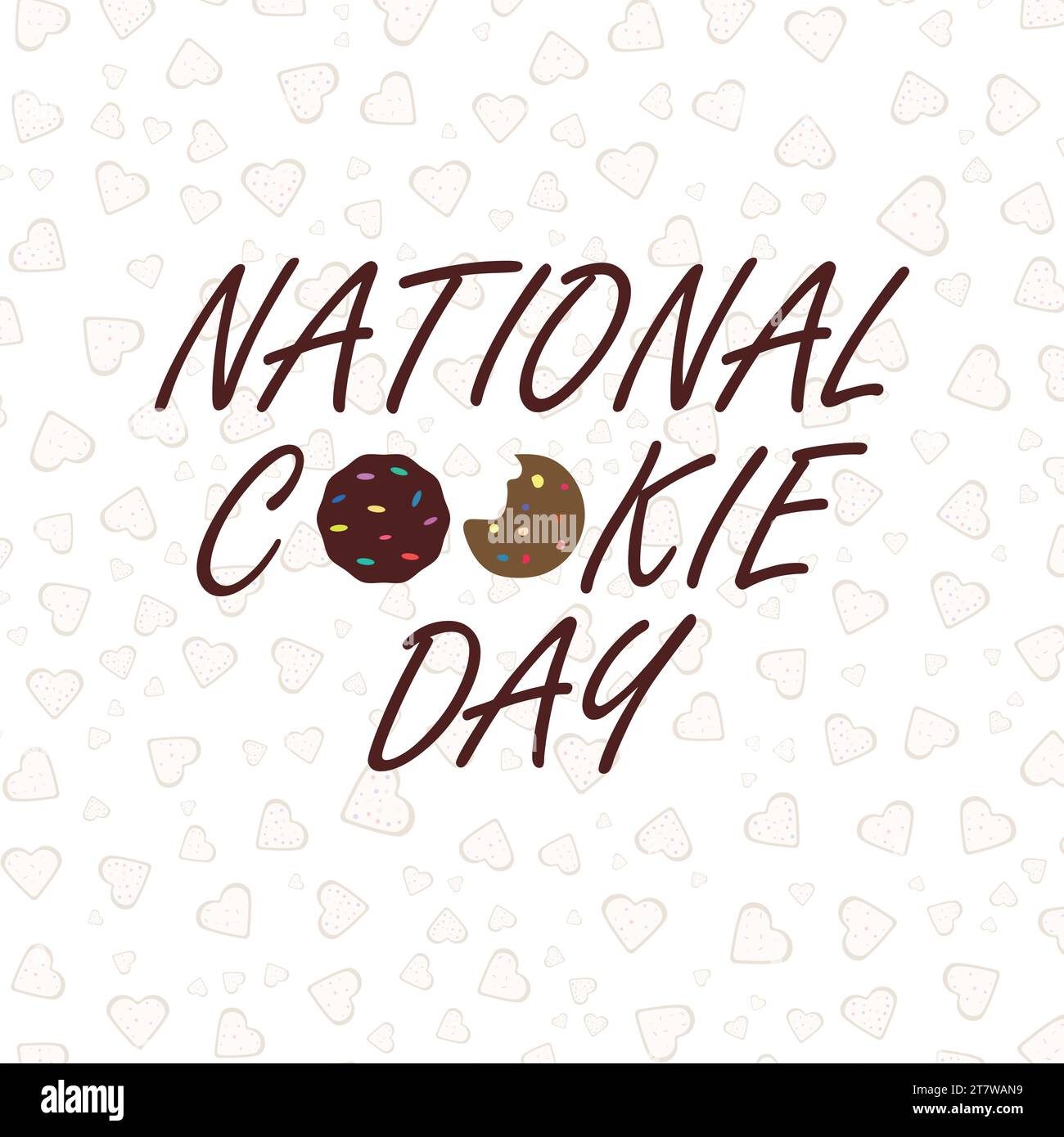 National Cookie Day Banner Background vector illustration.Cookie Day ... National Cookie Day Banner Background vector illustration.Cookie Day ...