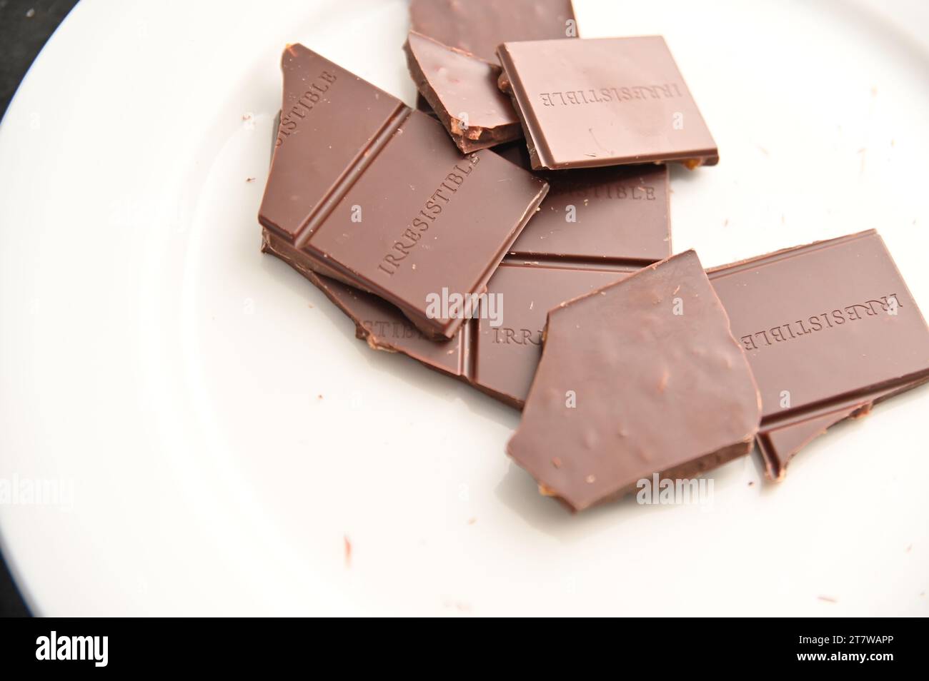 Chocolate Dish 10 Stock Photo - Alamy