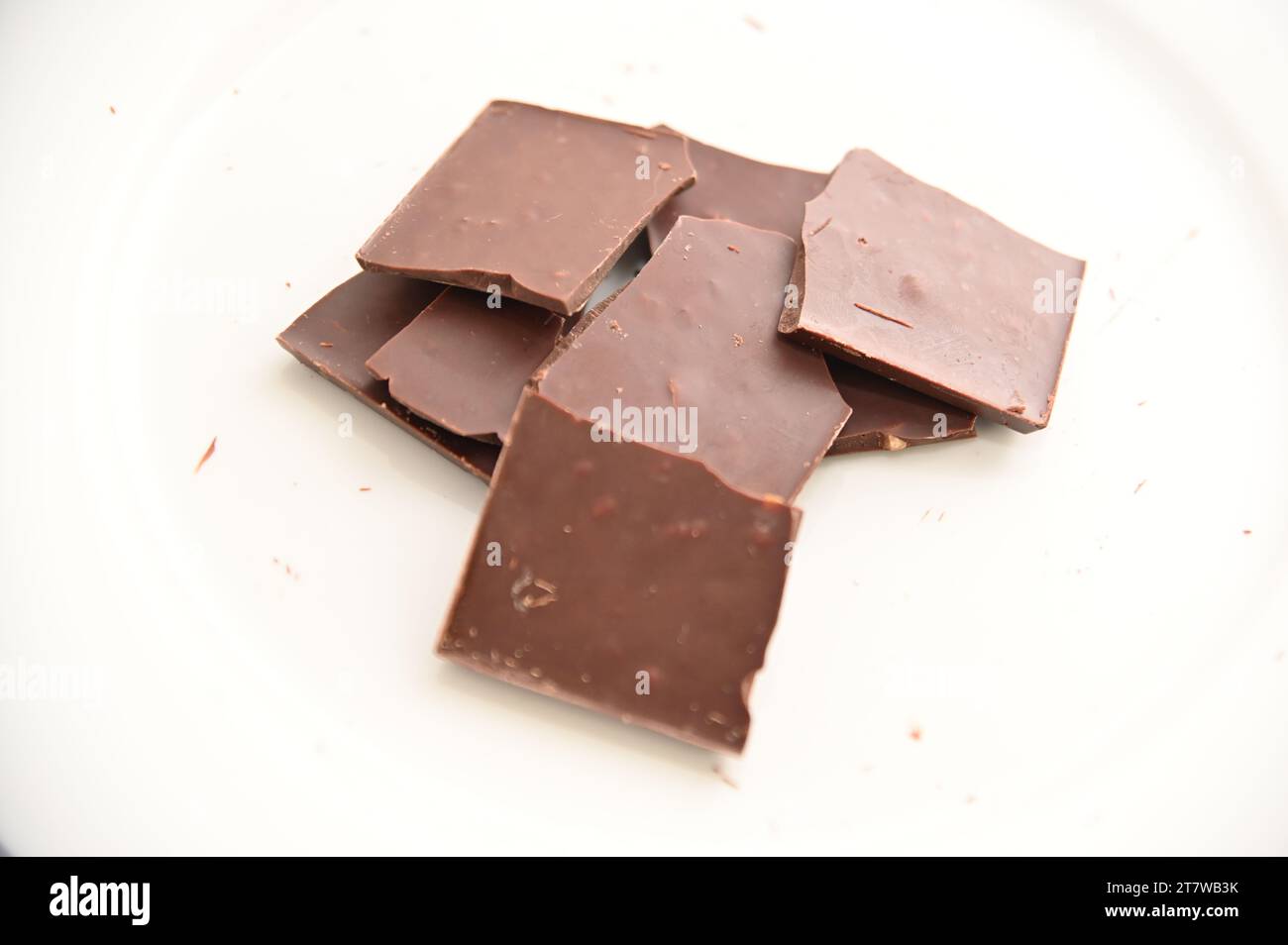 Milky Smooth Chocolate Stock Photo - Alamy