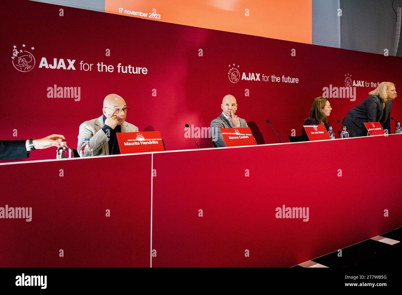 AMSTERDAM - Maurits Hendriks, Jan van Halst, Susan Lenderink and Annete ...