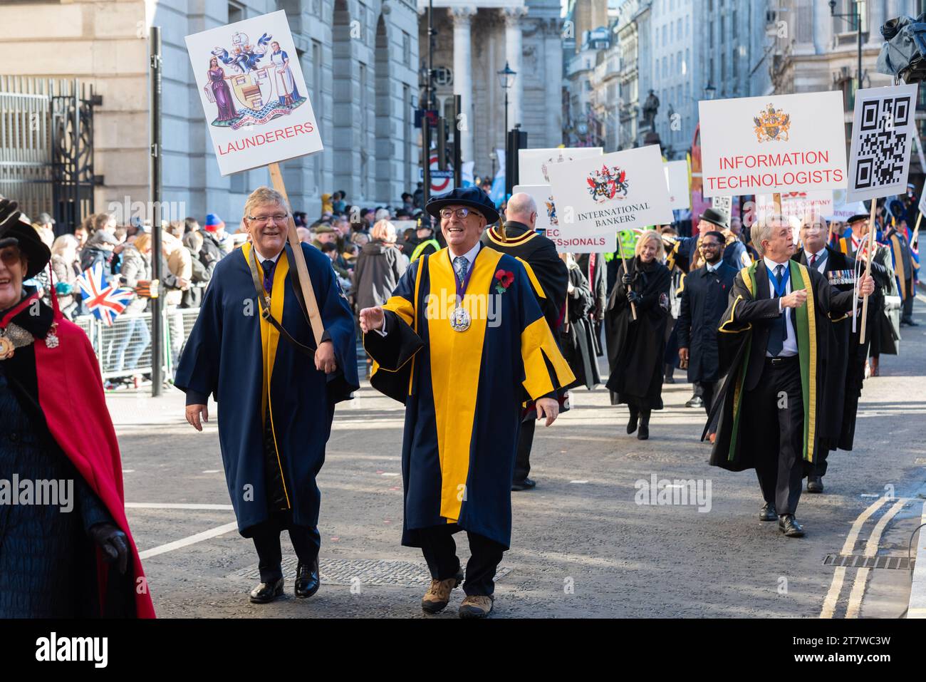 Modern Livery Companies at the Lord Mayor's Show procession 2023 in ...