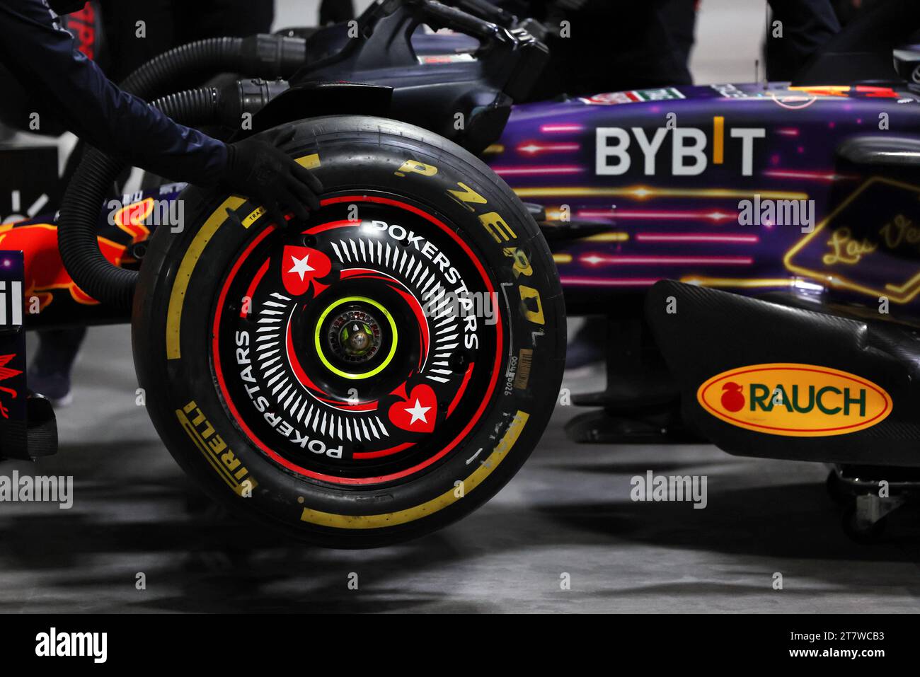 Las Vegas, USA. 16th Nov, 2023. Red Bull Racing RB19 wheel. 16.11.2023 ...