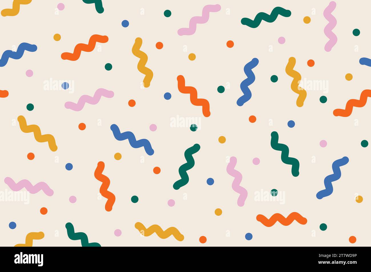 Festive abstract seamless pattern with colorful confetti or sugar ...