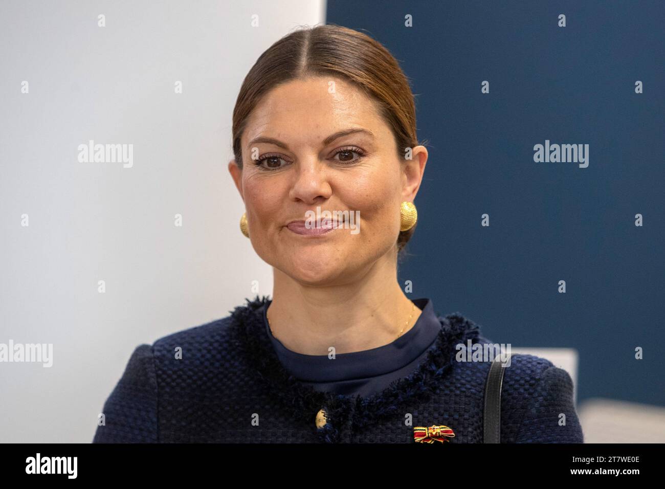 17 November 2023, Hesse, Frankfurt/Main: Crown Princess Victoria of ...