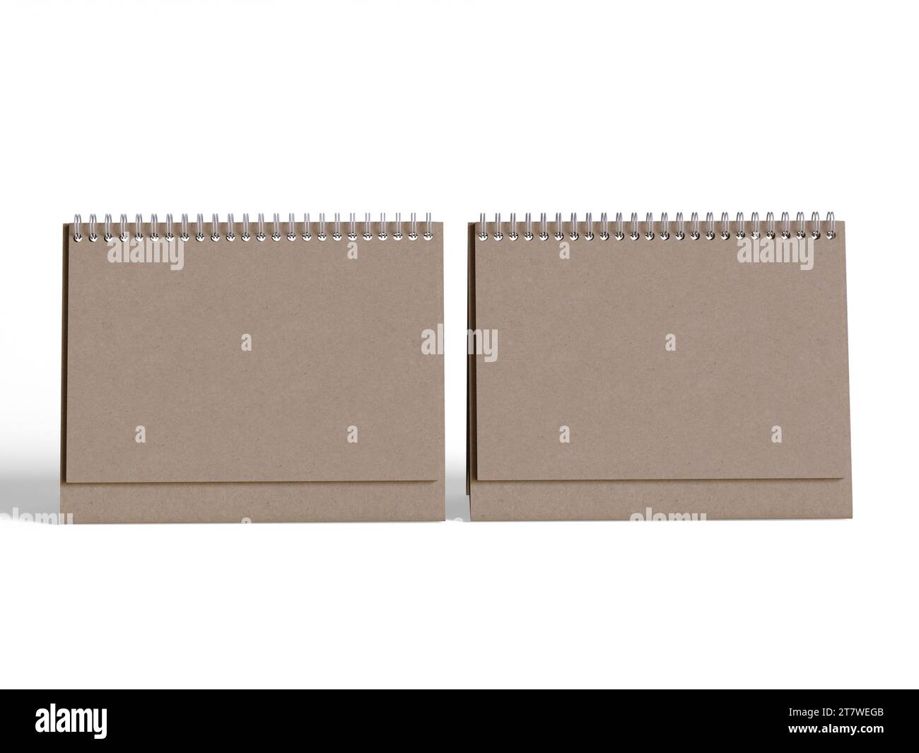 Desk calender white background and solid color for calender realistic ...