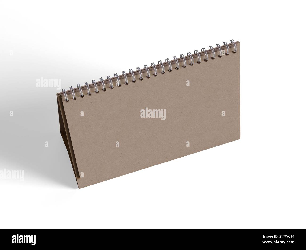 Desk calender white background and solid color for calender realistic ...