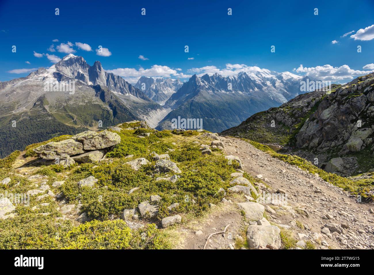 Aiguille du Dru, Les Drus mountain peak, Petit Dru summit in Chamonix ...