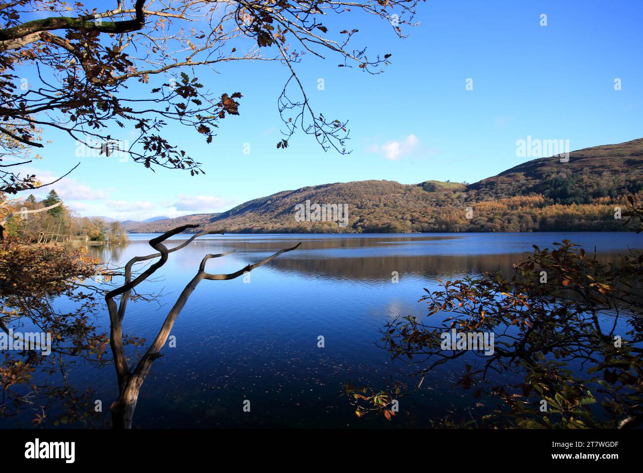 Coniston water in the Lake district national park, Cumbria, England, UK ...