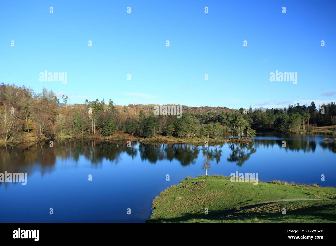 Tarn Hows in the Lake district national park, Cumbria, England, UK ...