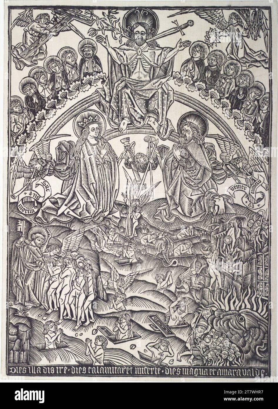 Woodcut 1480 hi-res stock photography and images - Alamy