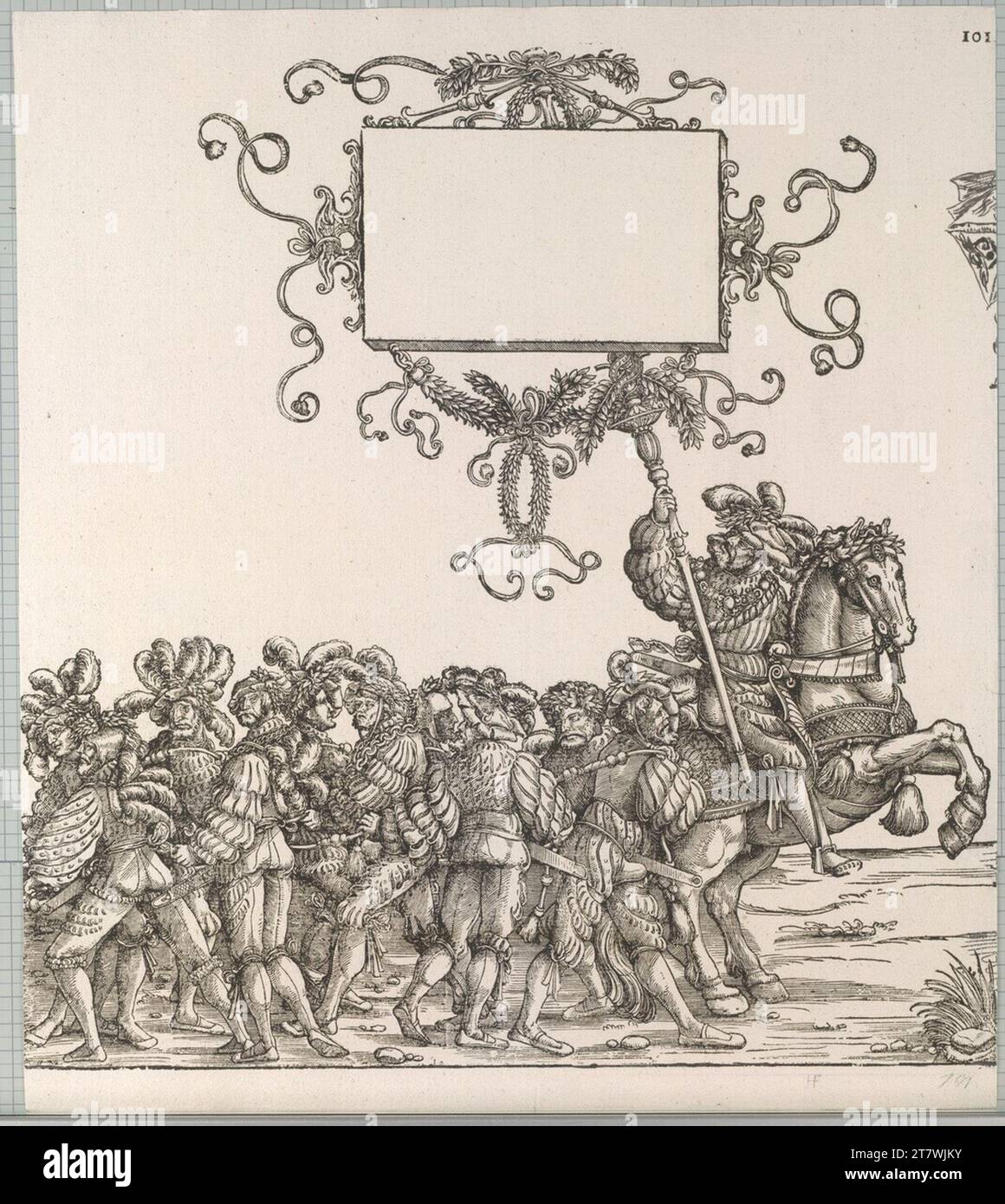 Hans Springinklee Triumphal procession of Kaiser Maximilians I.: Treach ...