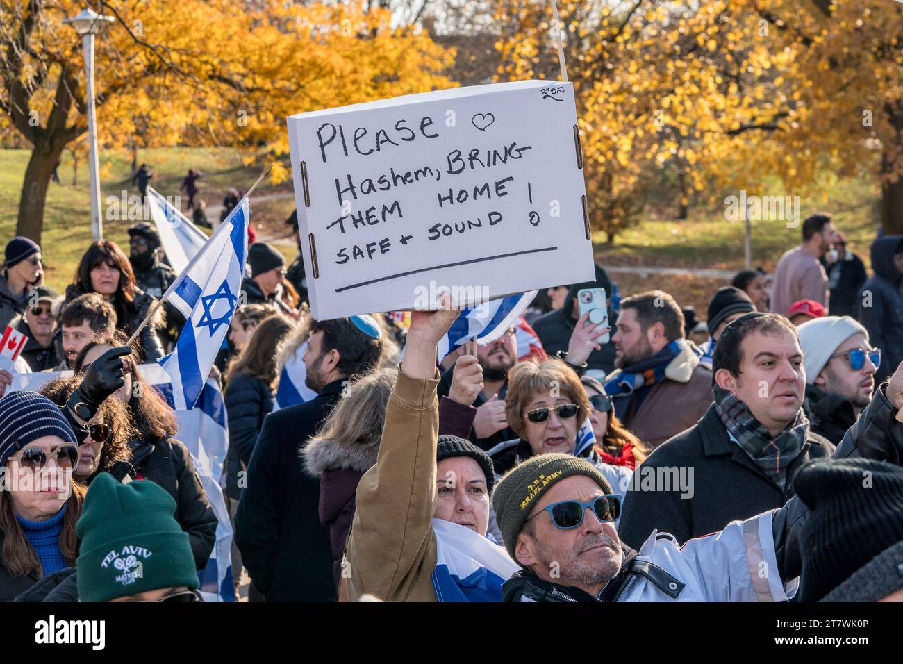 The UJA (United Jewish Appeal) Solidarity Rally For The Hostages at ...