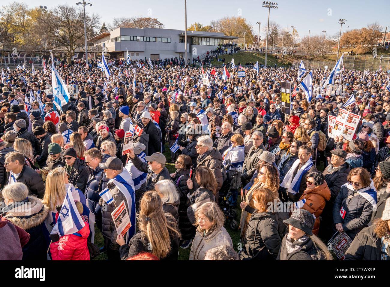 The UJA (United Jewish Appeal) Solidarity Rally For The Hostages at ...