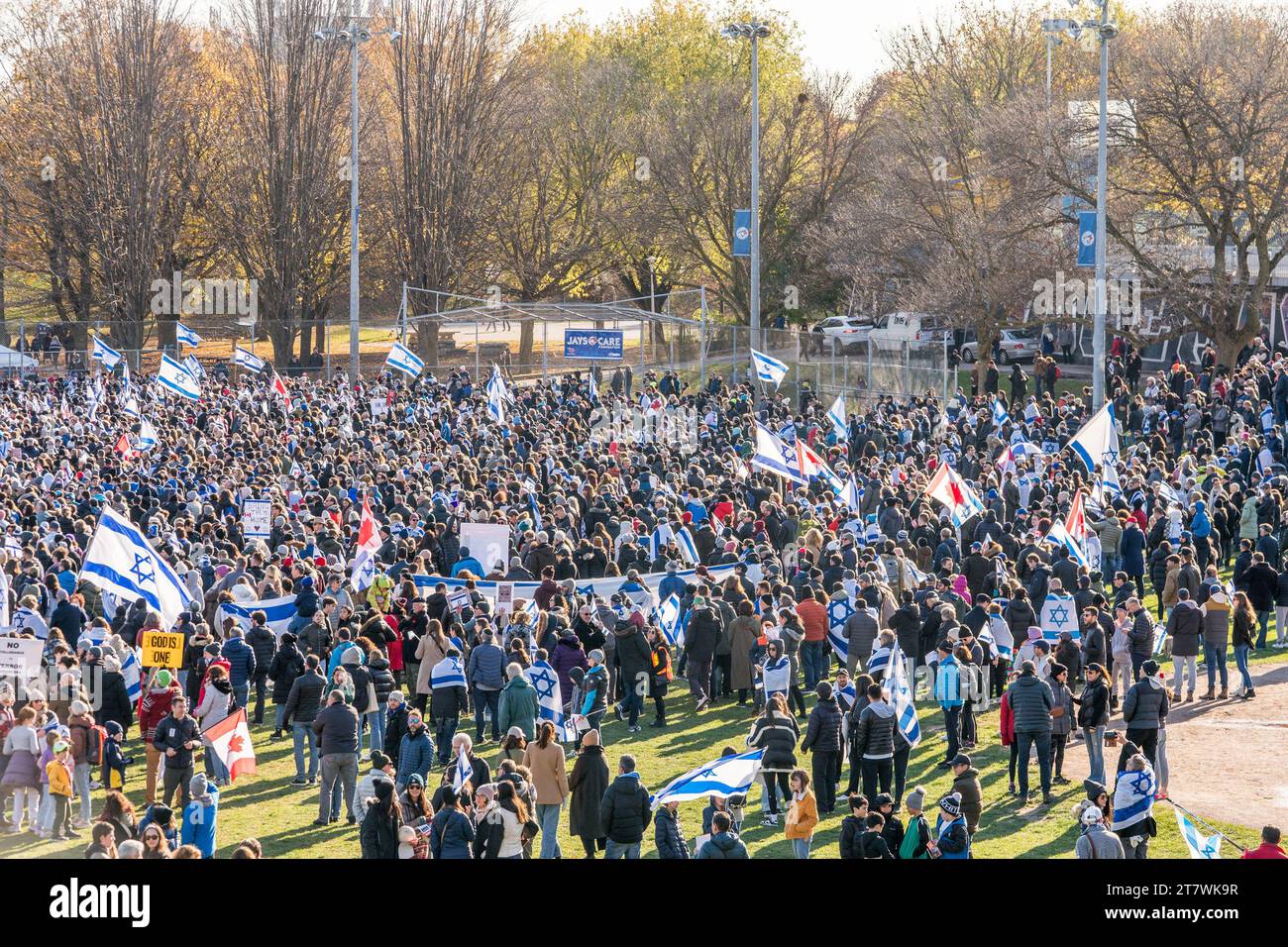 The UJA (United Jewish Appeal) Solidarity Rally For The Hostages at ...
