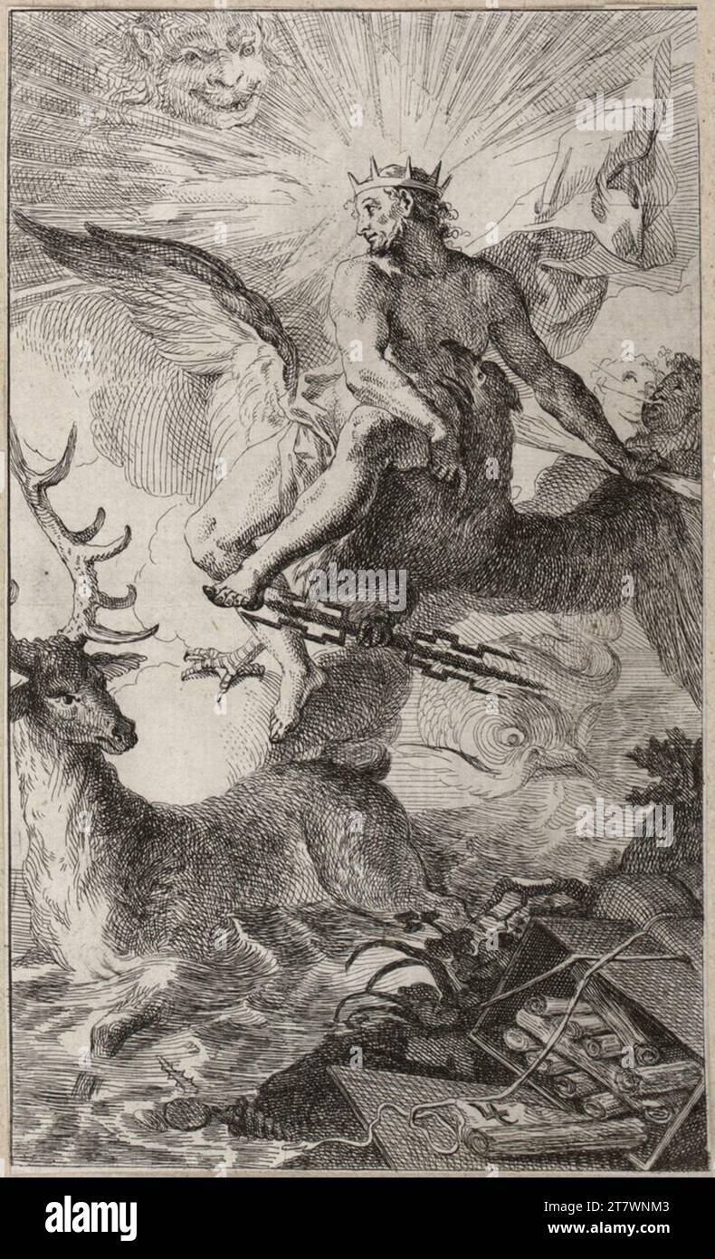 Josef Ferdinand Fromiller Jupiter. etching Stock Photo - Alamy