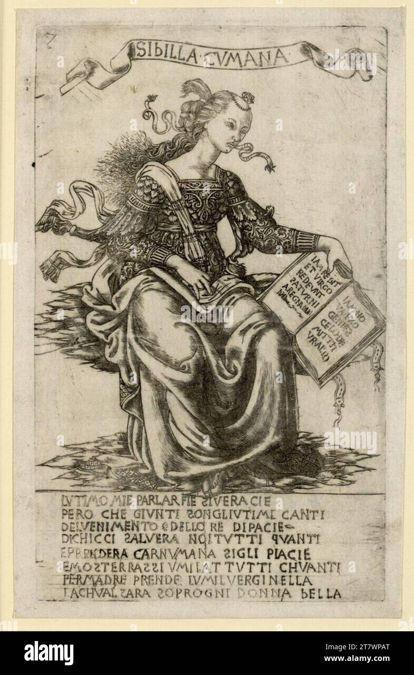 Meister der Propheten und Sibyllen The light -spontic sibyll. Copper ...