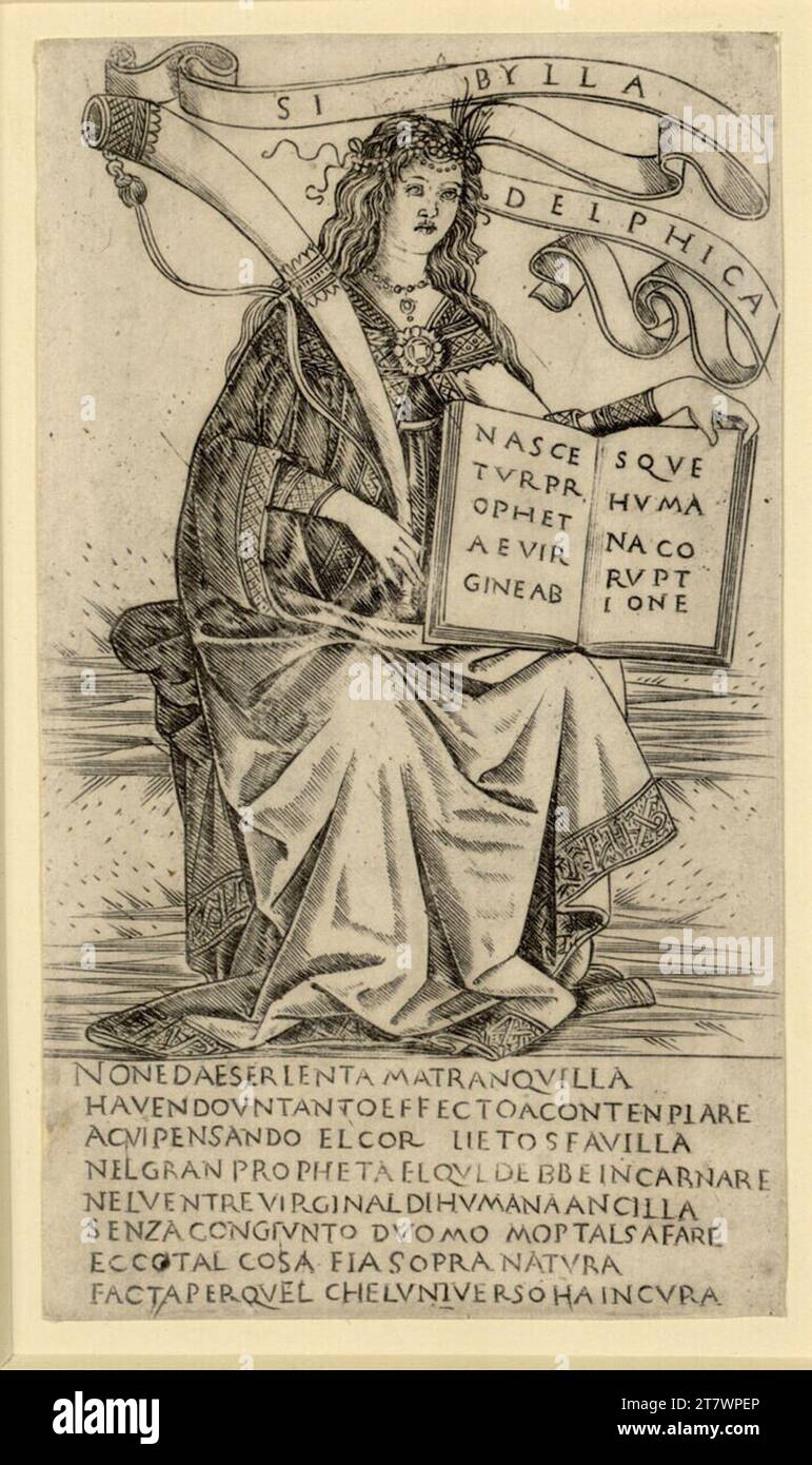Meister der Propheten und Sibyllen The Delphic Sibylle. Copper ...